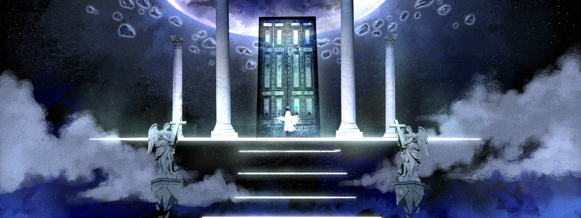 ArtStation - Blue Leather Angel