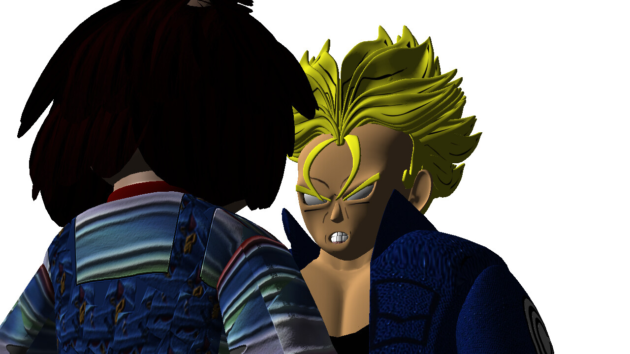 ArtStation - Chucky vs Future Trunks