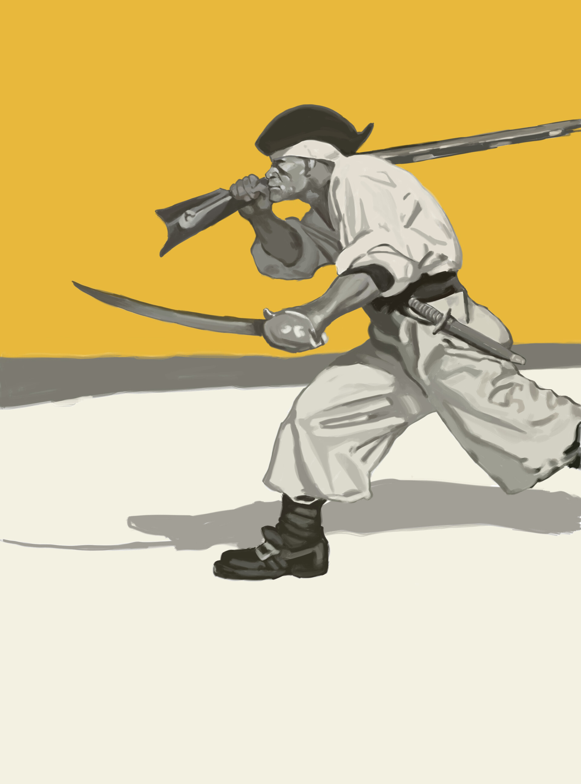 how to draw shadow fight 2 hermit