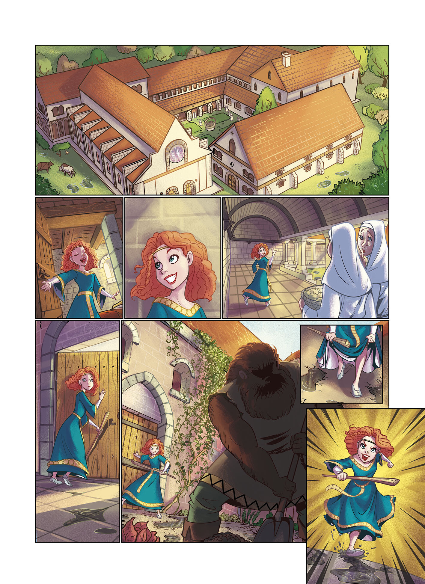 Rita Mira - Gunhild - Test page & Character Design