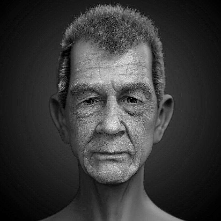 Hans Geyskens - John Hurt portrait (2017)