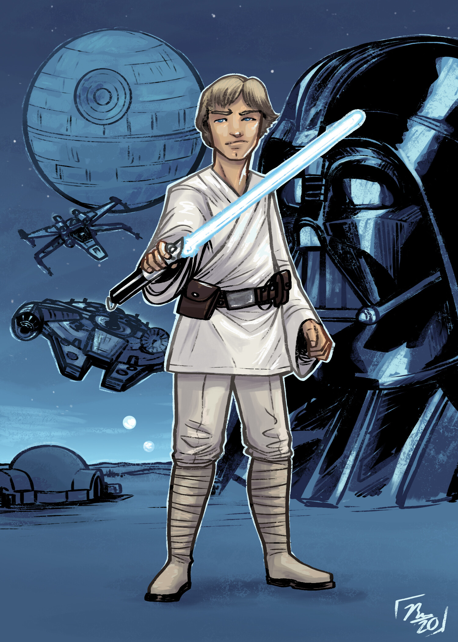 ArtStation - Skywalker - A New Hope