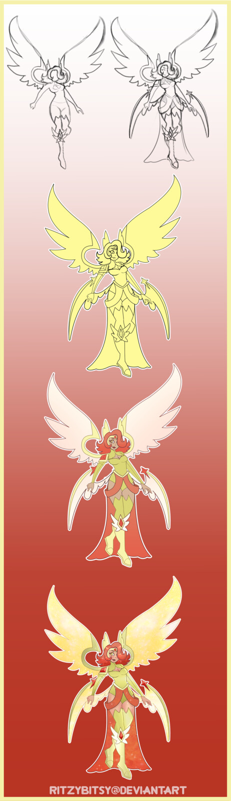 Rita Carroll - Star Guardian Kayle Concept Art