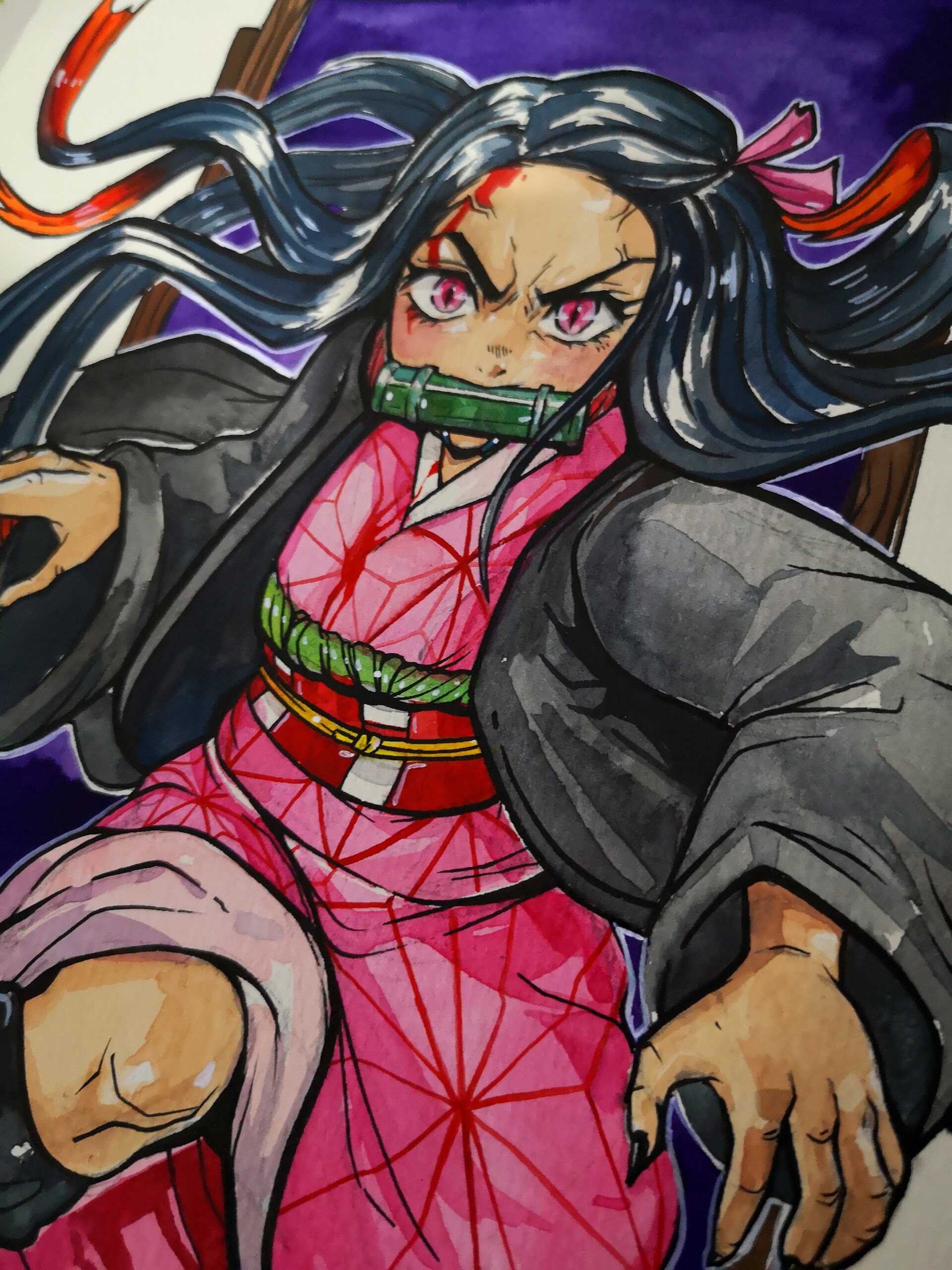 ArtStation - Nezuko from demon slayer