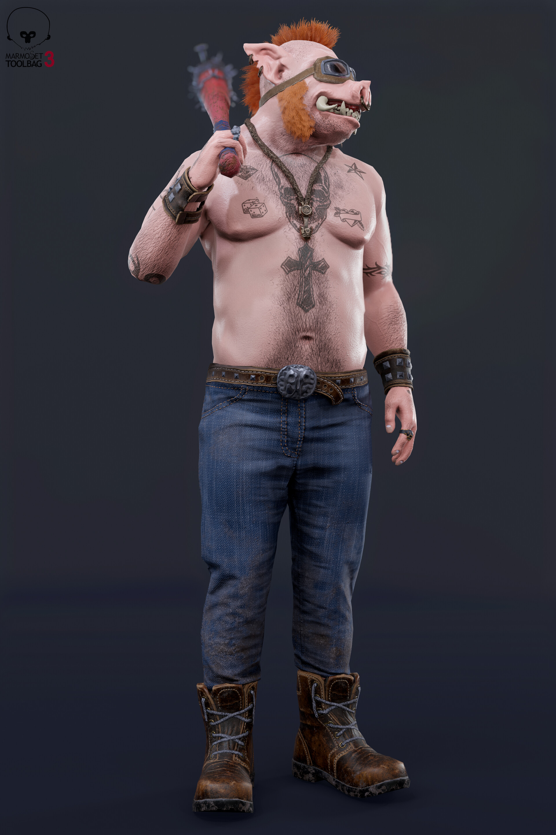 ArtStation - Biker Boar