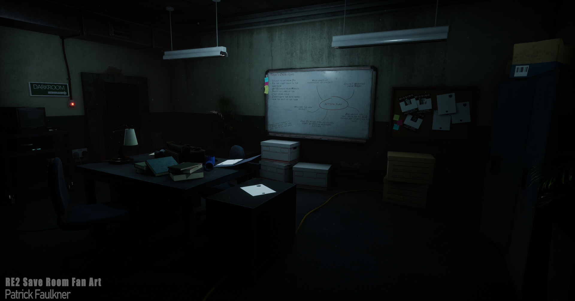 Patrick Faulkner - RE2 Save Room Fan Art