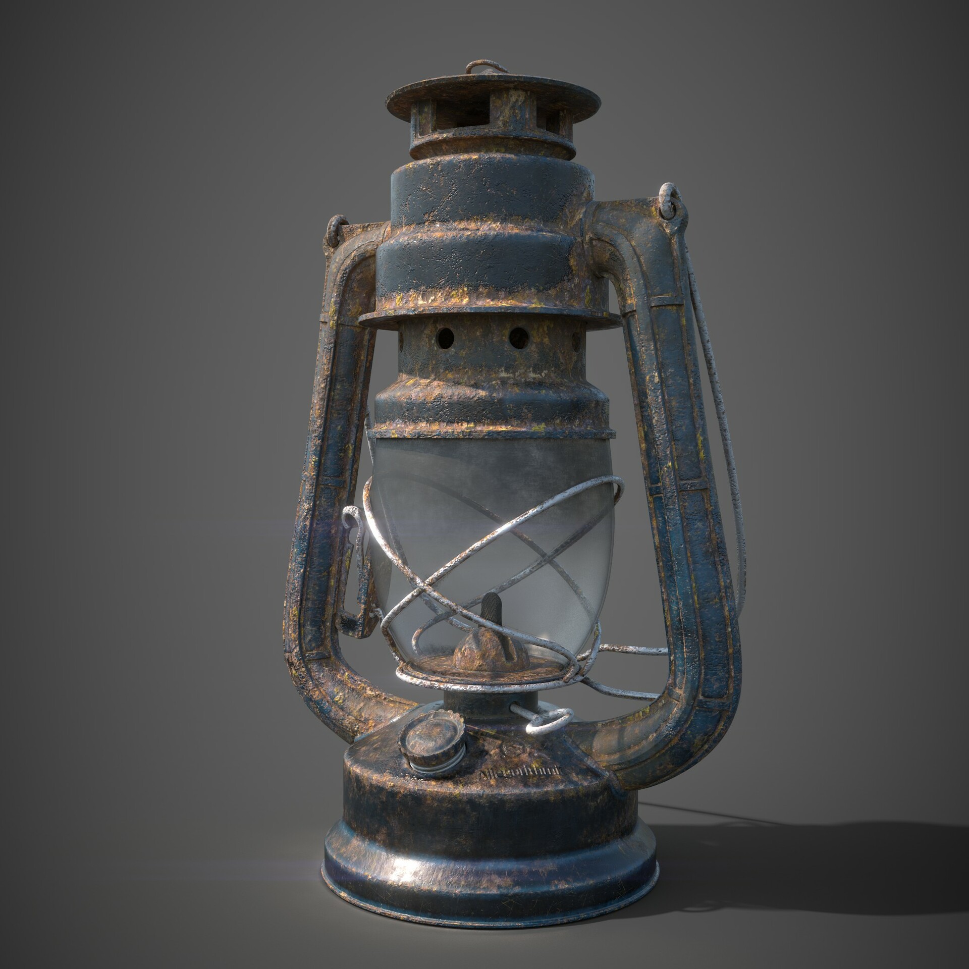 ArtStation - Old Rusty Lantern