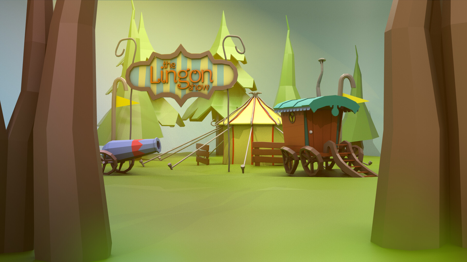 ArtStation - Circus wood