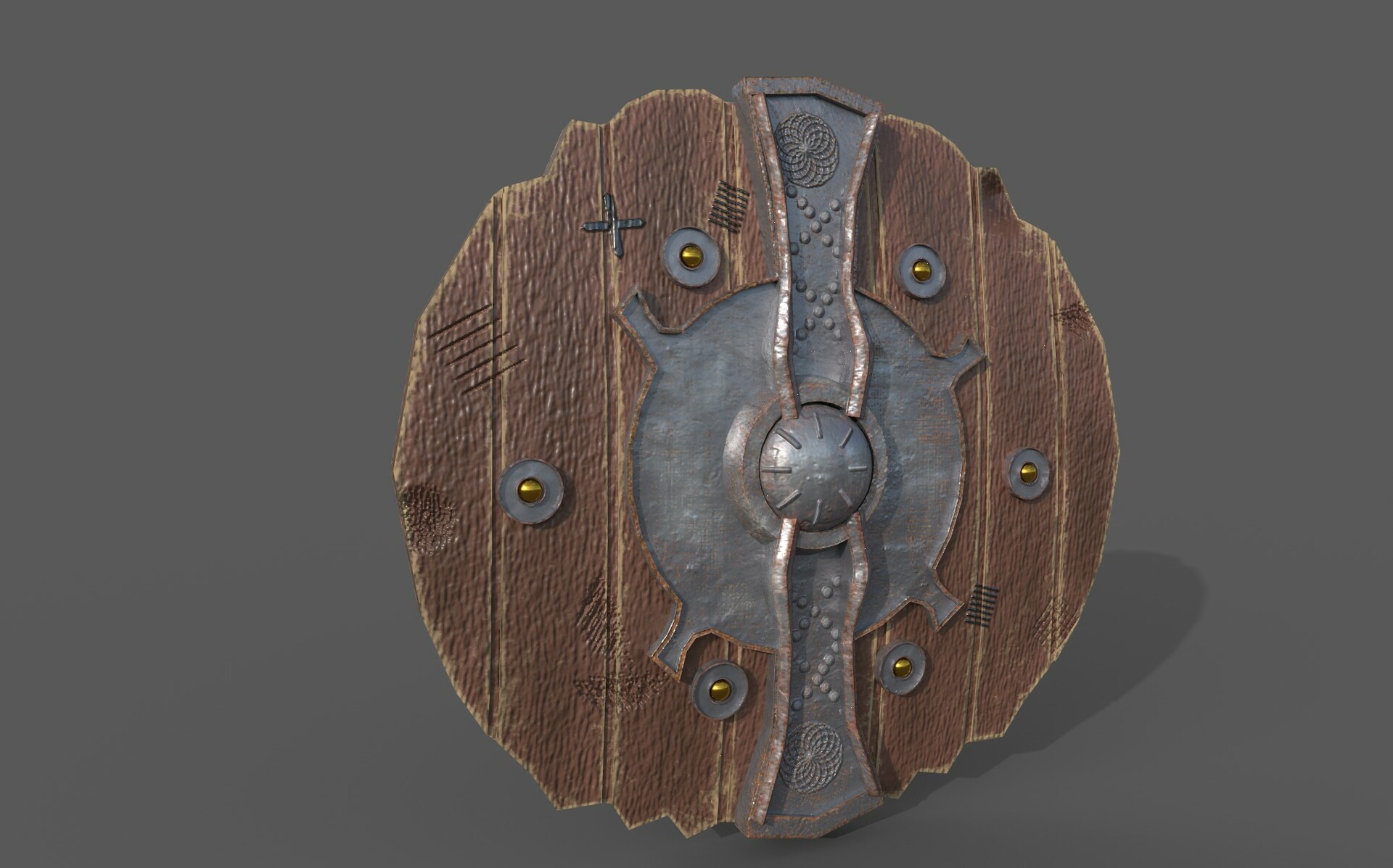 ArtStation - Warrior shield (gaming props)