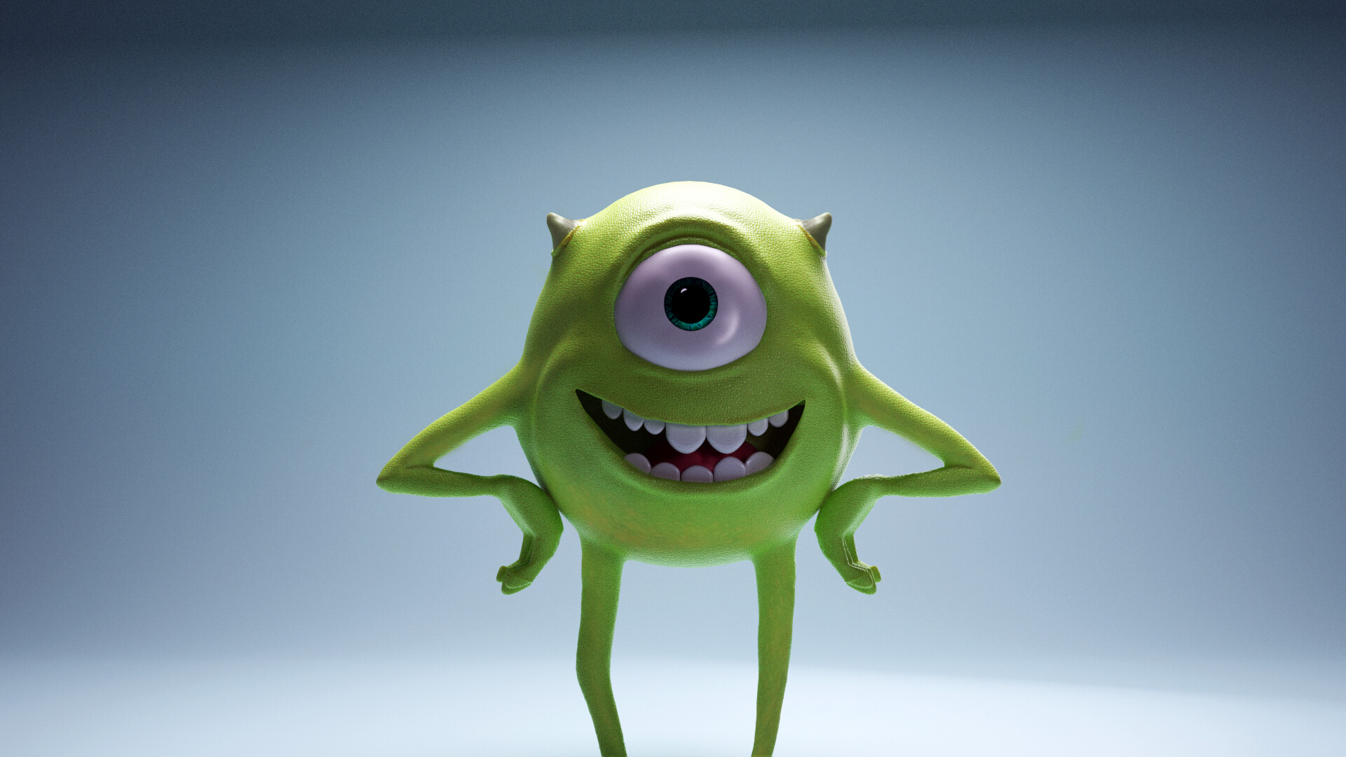 ArtStation - Mike Wazowski Disney pixar