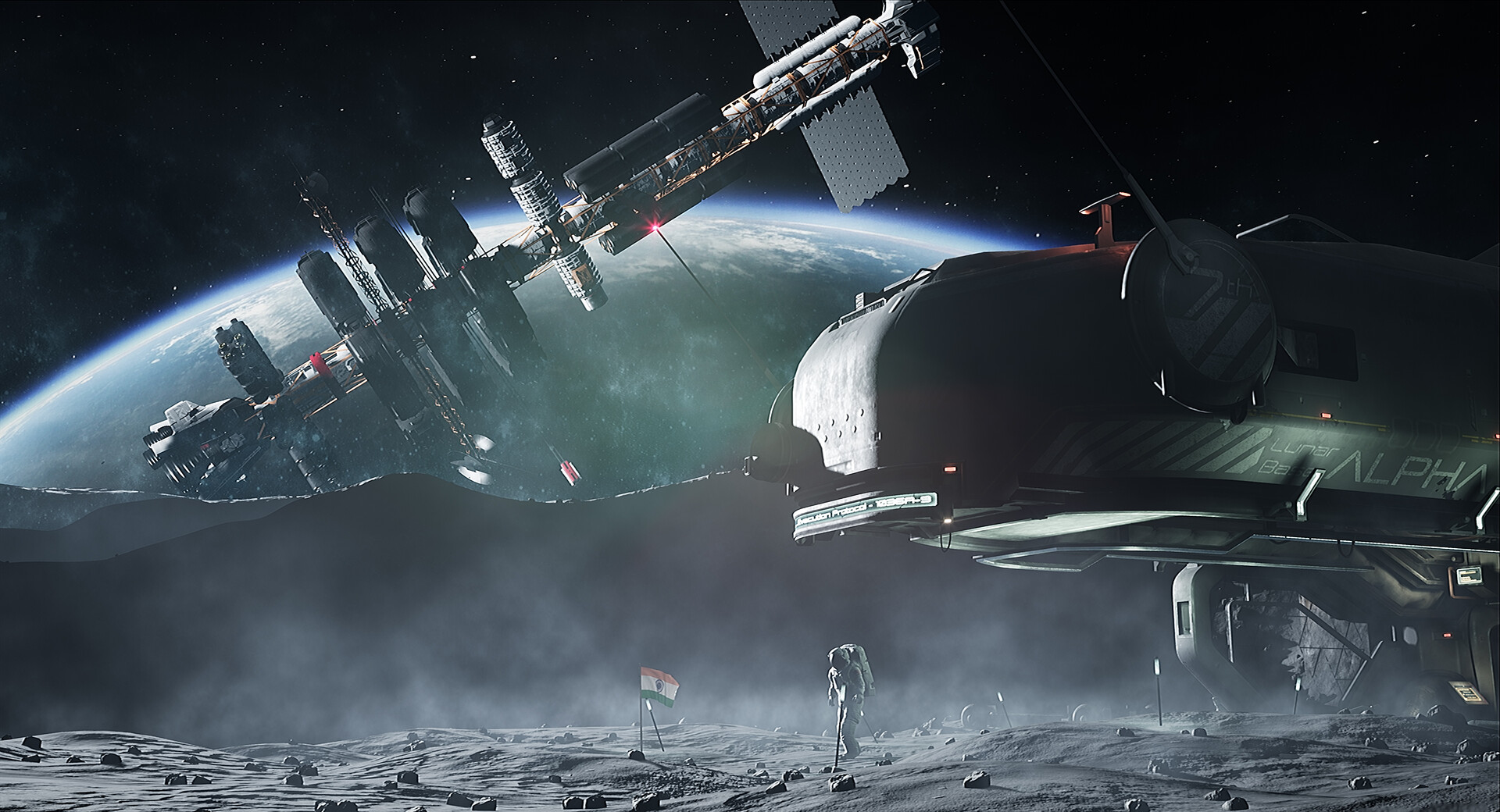 ArtStation - Lunar Base