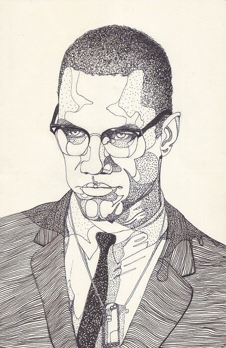 How To Draw Malcolm X