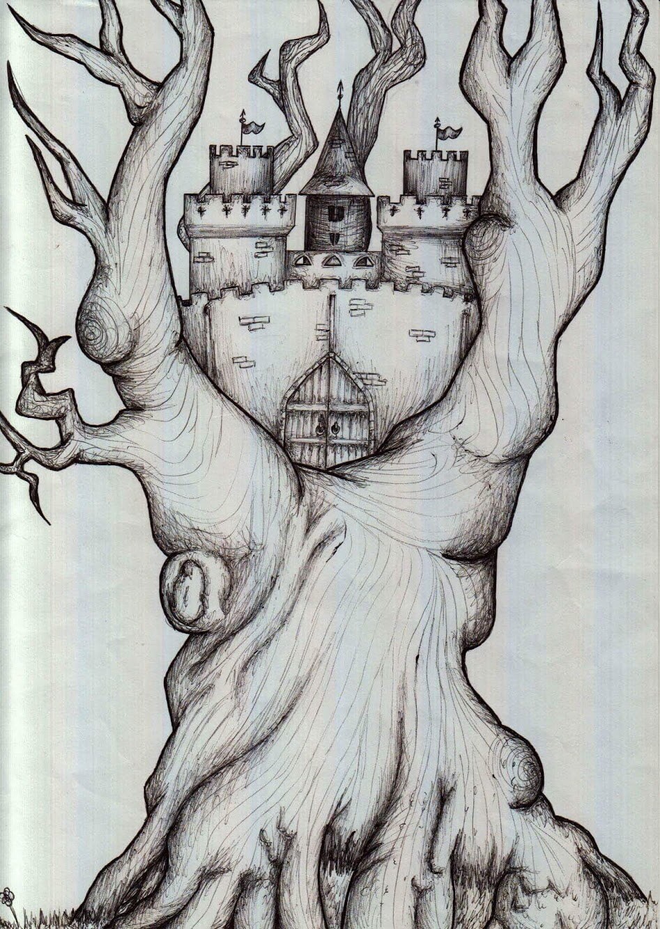 ArtStation - Castle in a tree