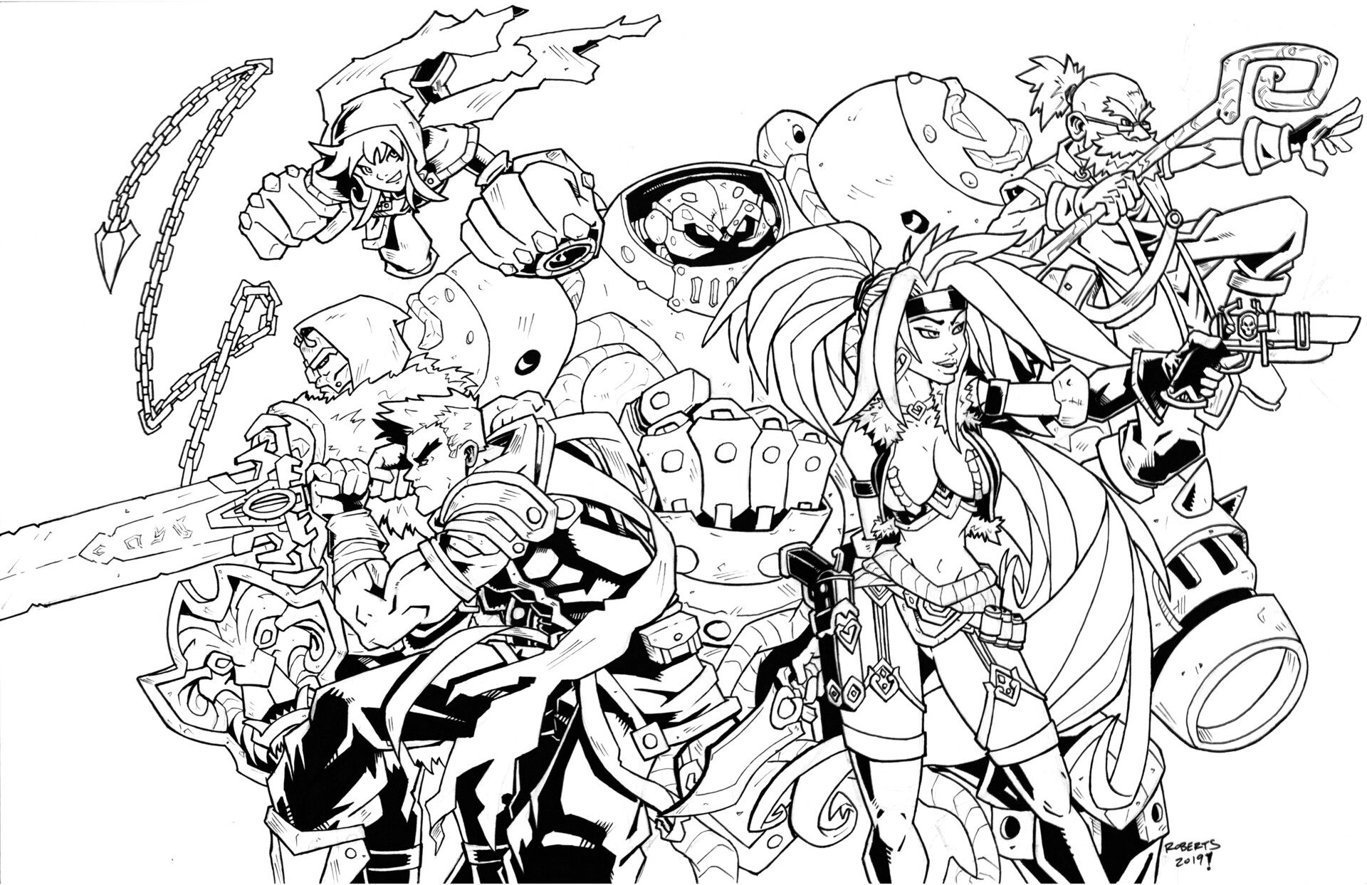 Artstation Battle Chasers