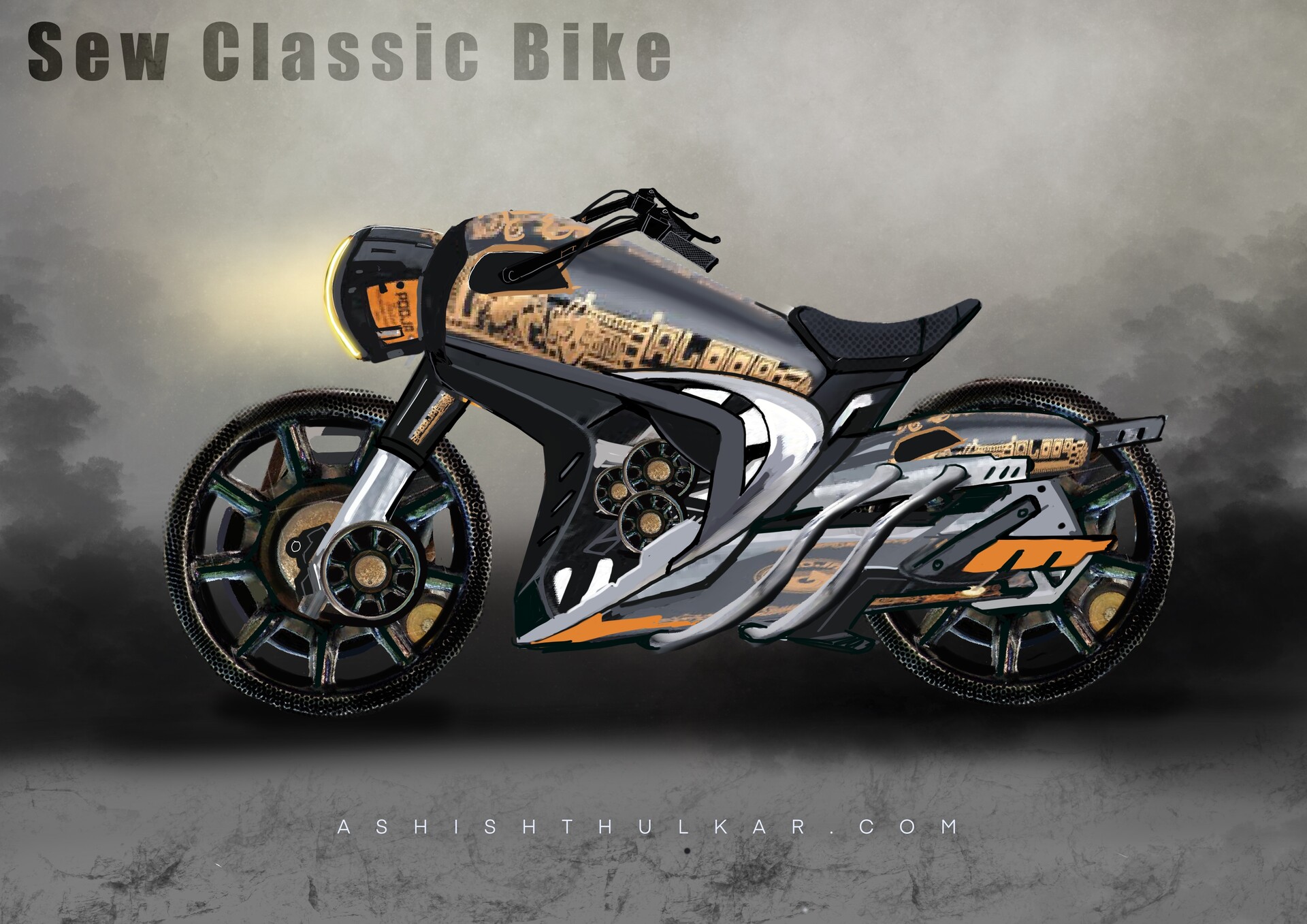 ArtStation - Sew motorbike