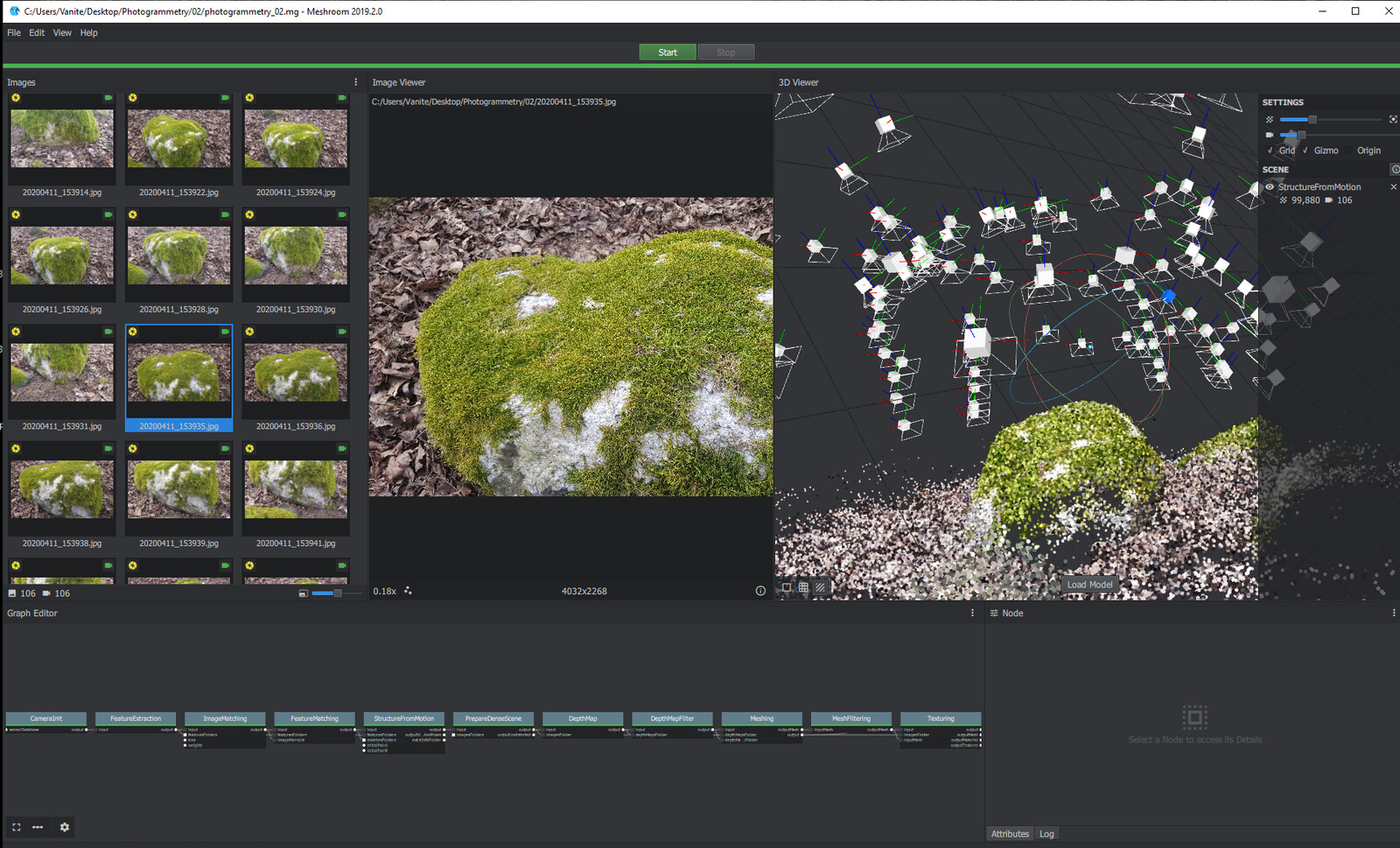 Mikko Miettinen - Moss covered stones (A Photogrammetry test)