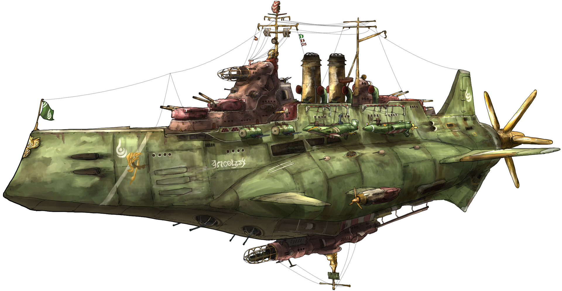 Aoi - Aerial ship designs