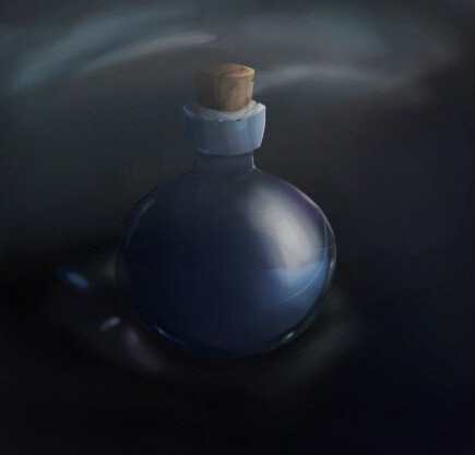 ArtStation - magic bottle