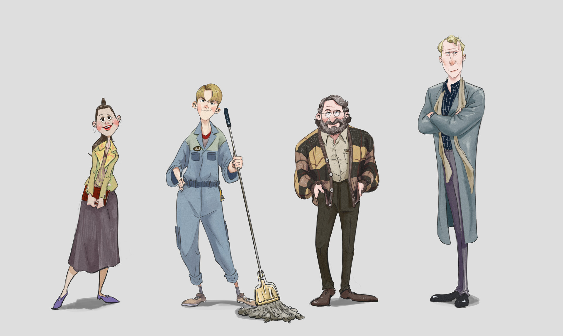 ArtStation - Good will hunting Characters