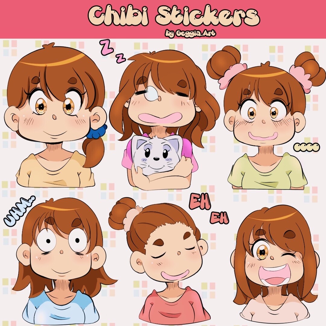 ArtStation - Chibi Sticker package