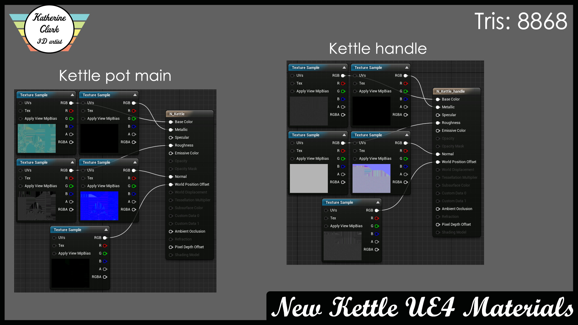 Katherine Clark - Kettle Model with old and new textures