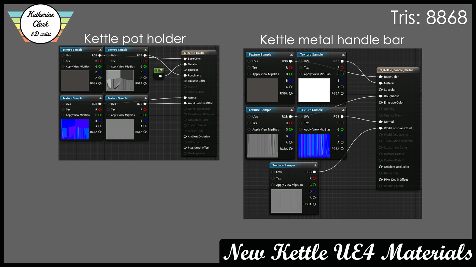 Katherine Clark - Kettle Model with old and new textures