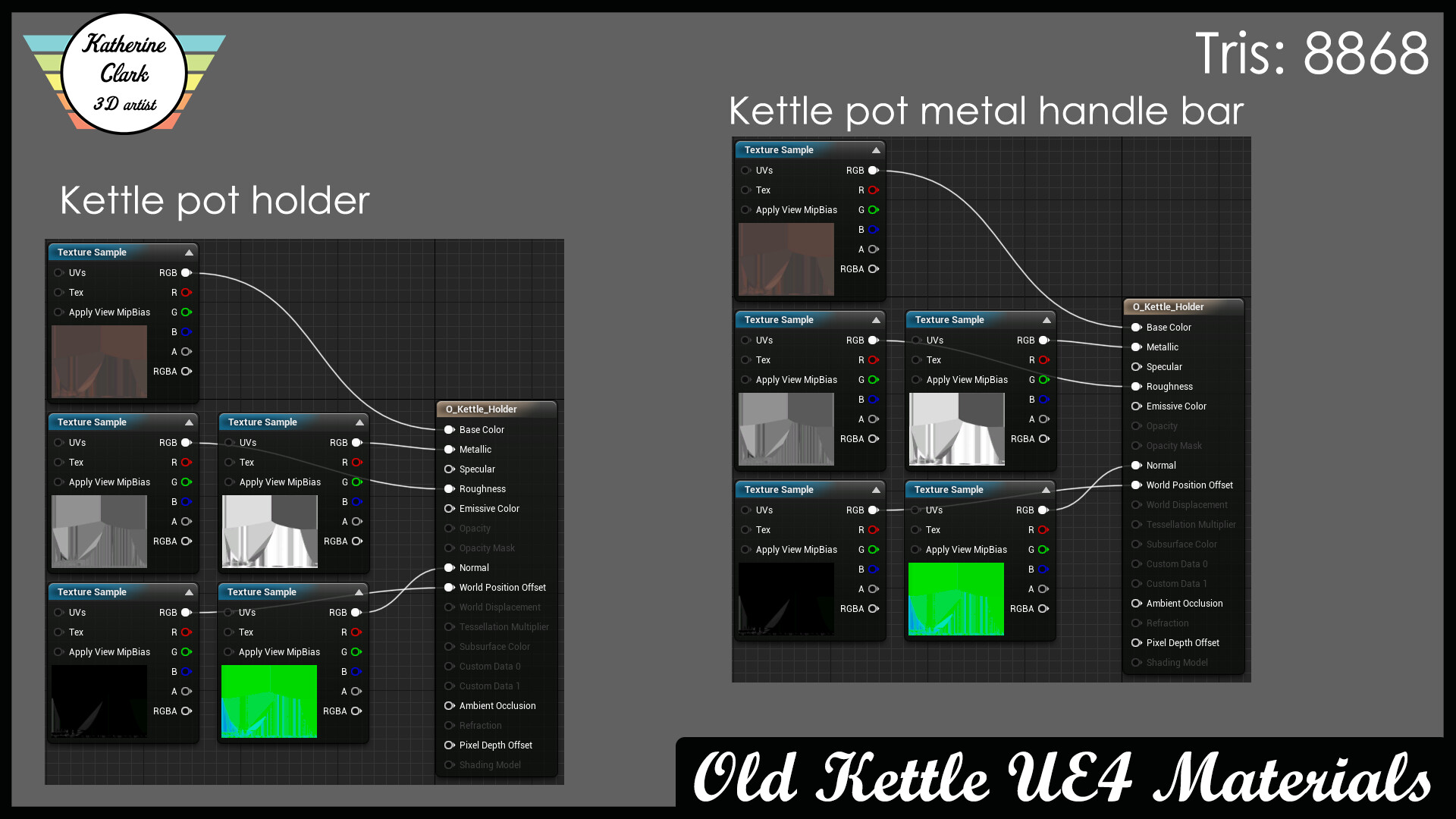 Katherine Clark - Kettle Model with old and new textures