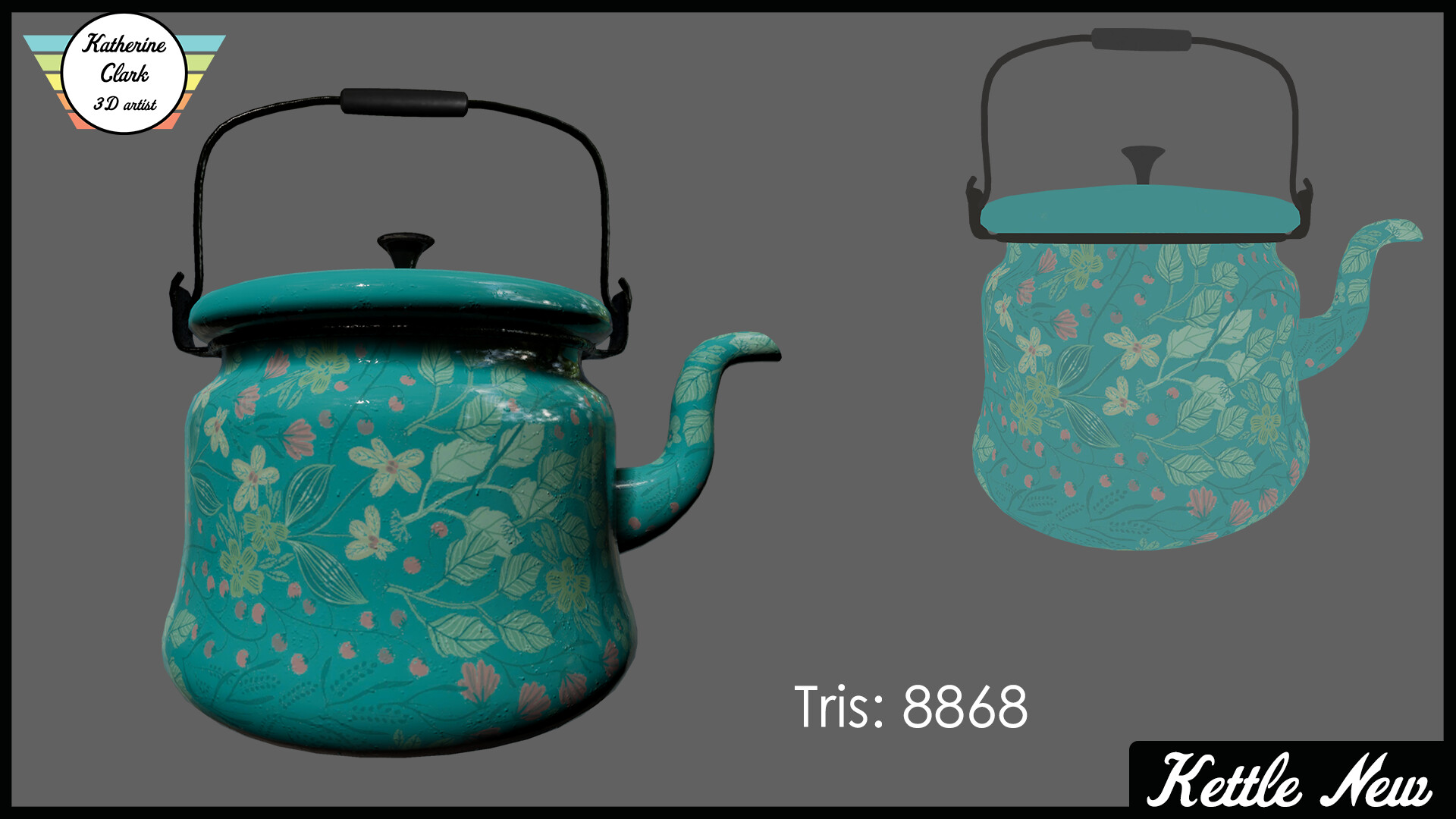 Katherine Clark - Kettle Model with old and new textures