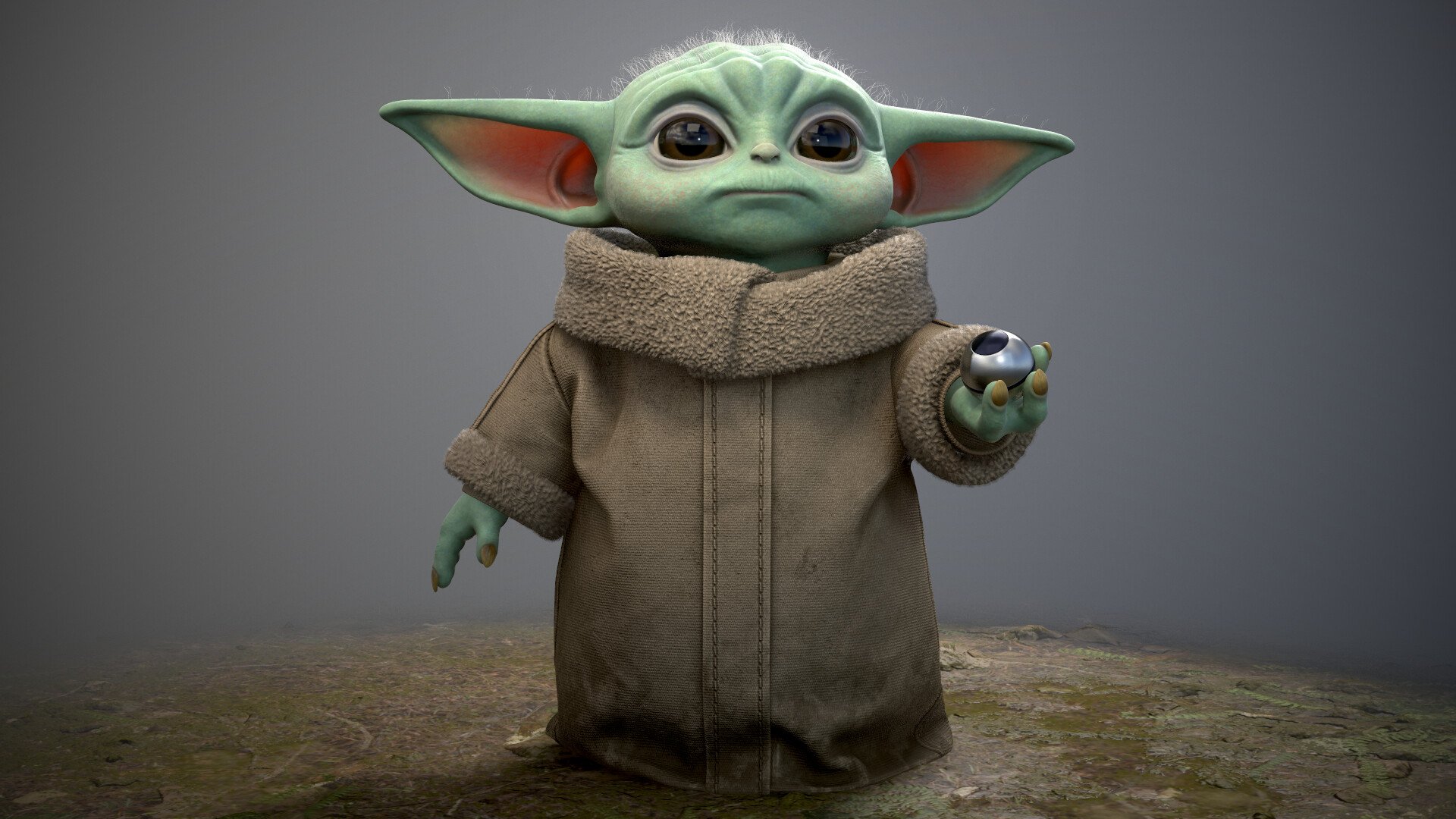 ArtStation - Grogu (Baby Yoda)