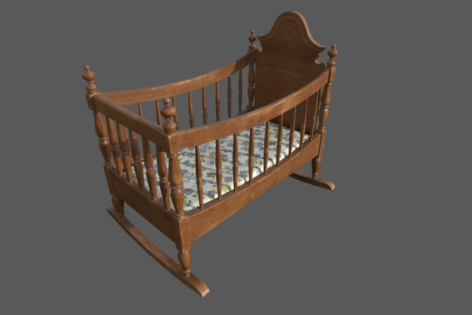 ArtStation - Wooden Crib