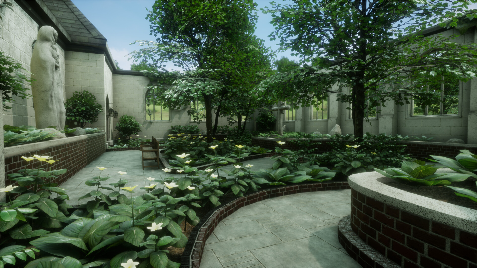 ArtStation - Church Garden Environment (Prime)