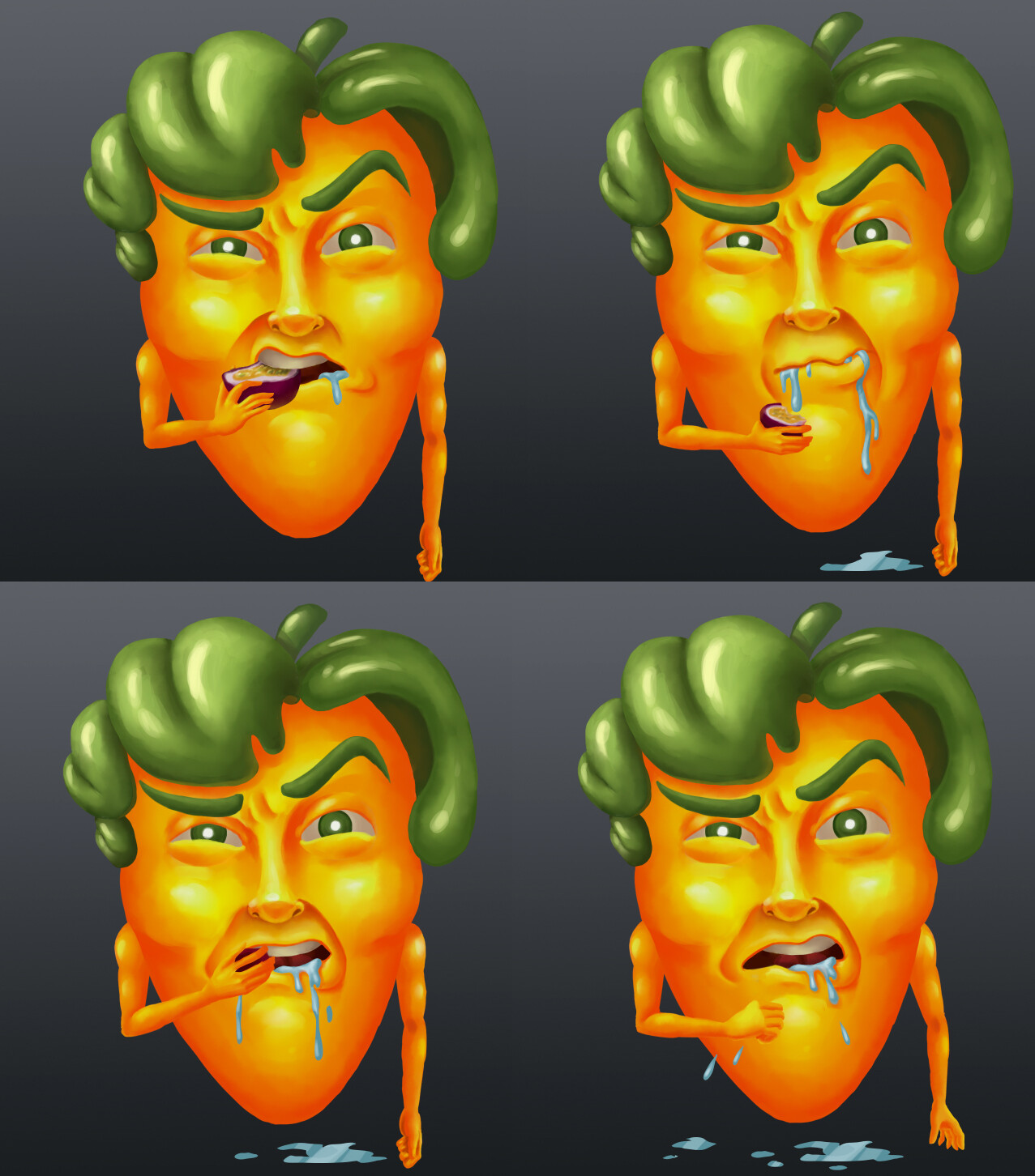 Maria Nikitina - Creating an "Arrogant-Pepper" Character process