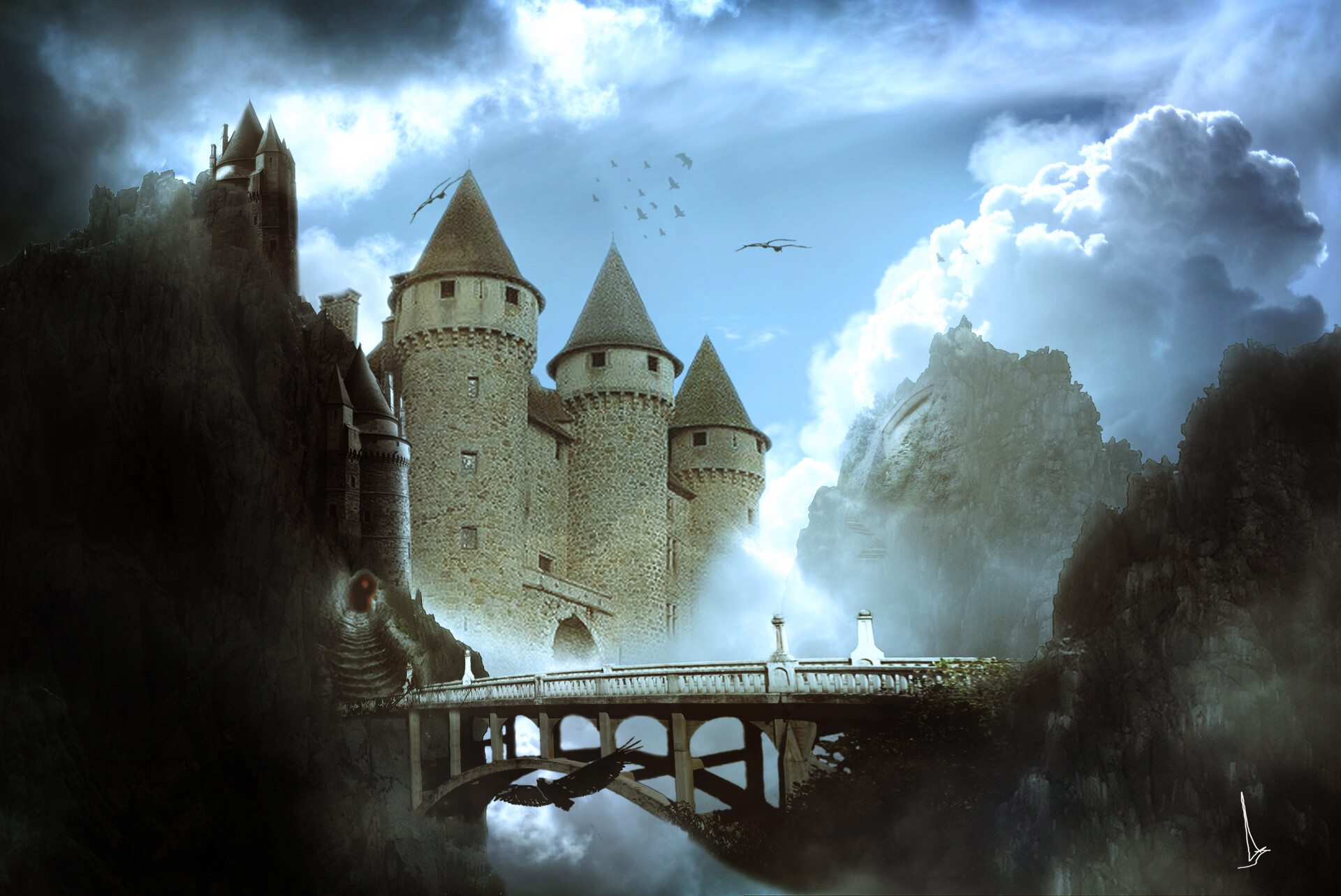 ArtStation - Misty Kingdom Landscape