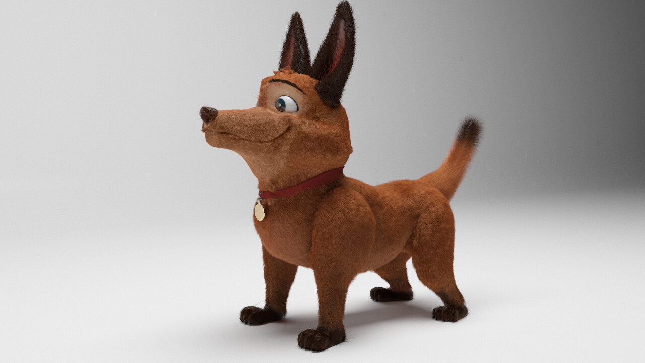 Mohammad Ramahi - Dog 3D Character Model