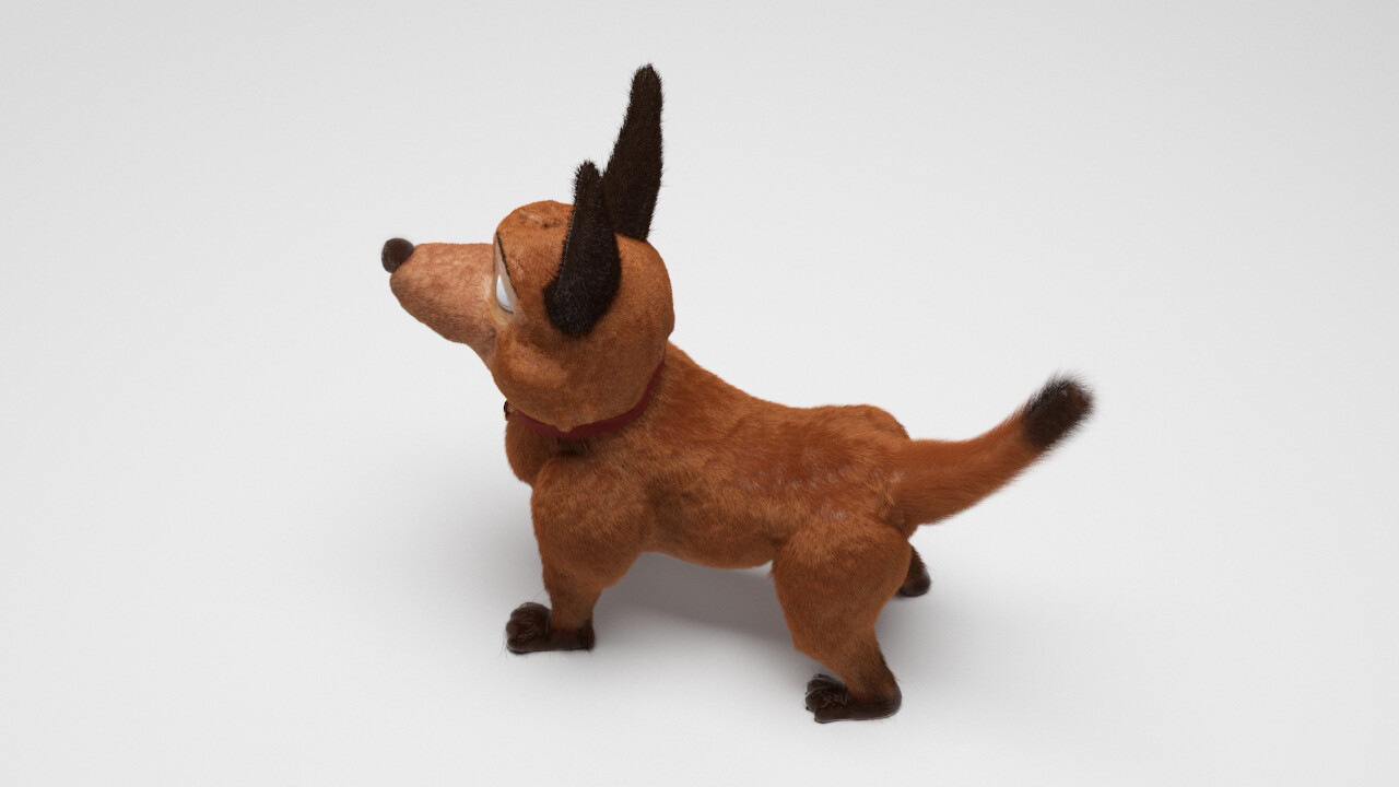 Mohammad Ramahi - Dog 3D Character Model