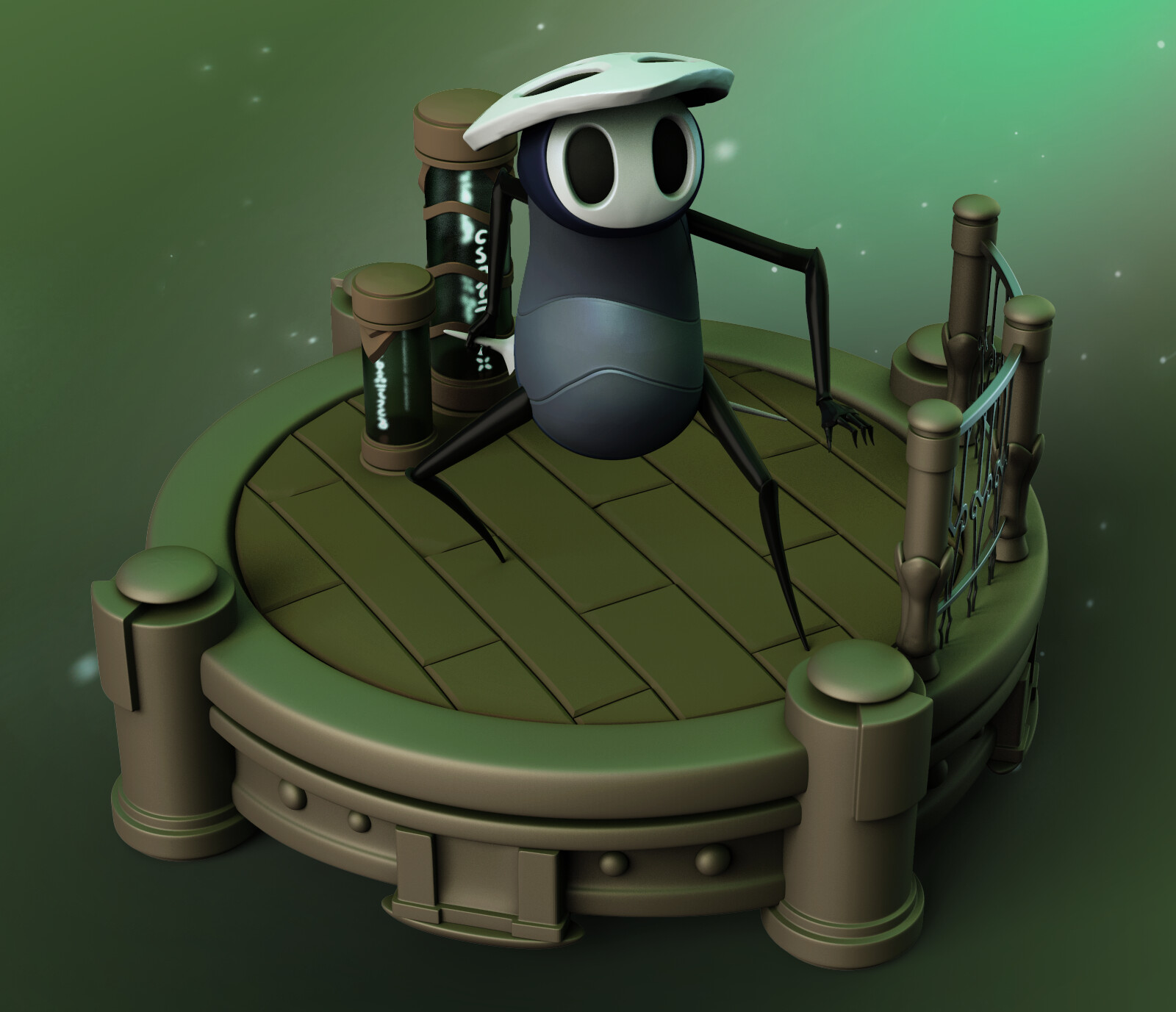 ArtStation - Hollow Knight - Quirrel 3D