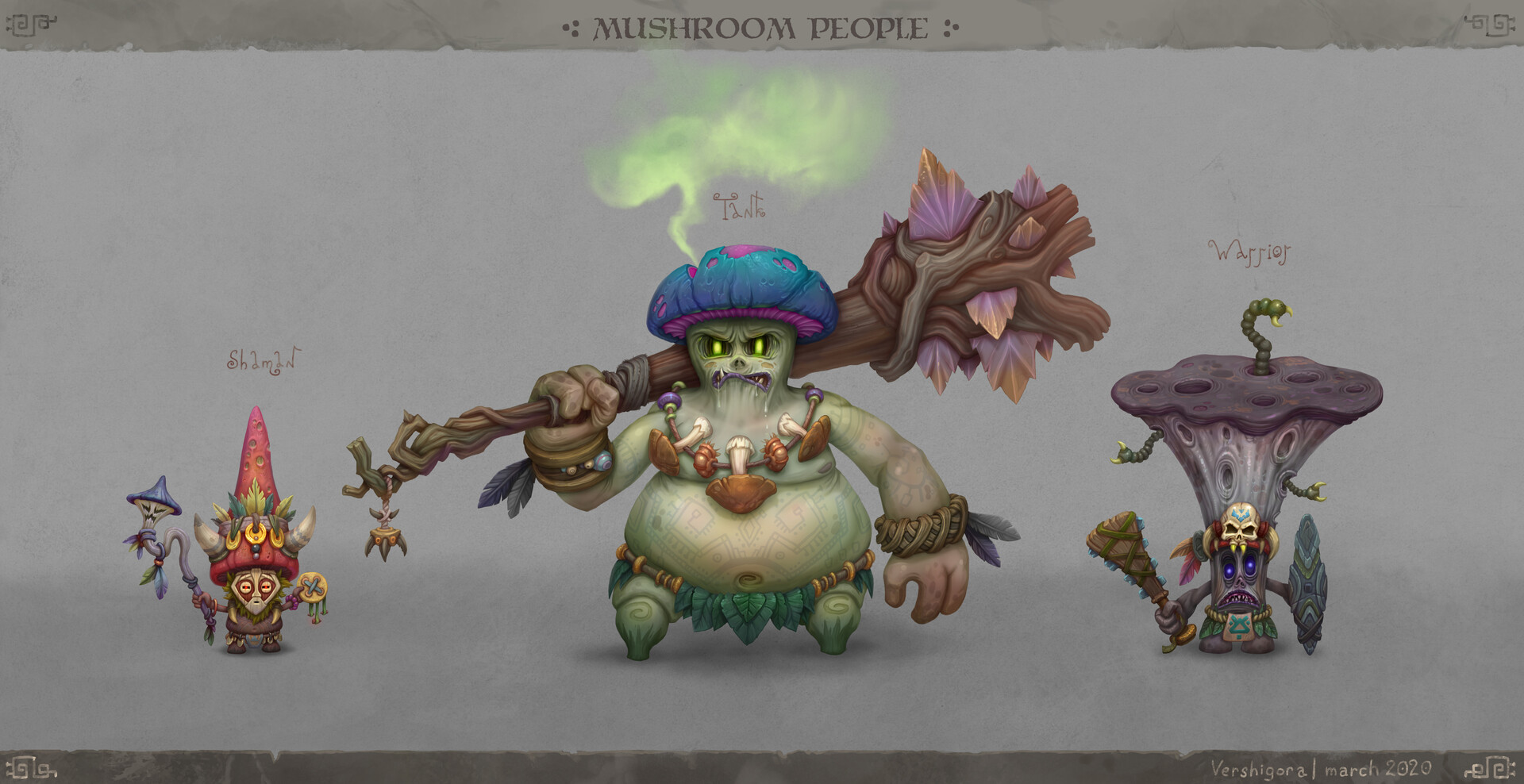 ArtStation - Mushroom People