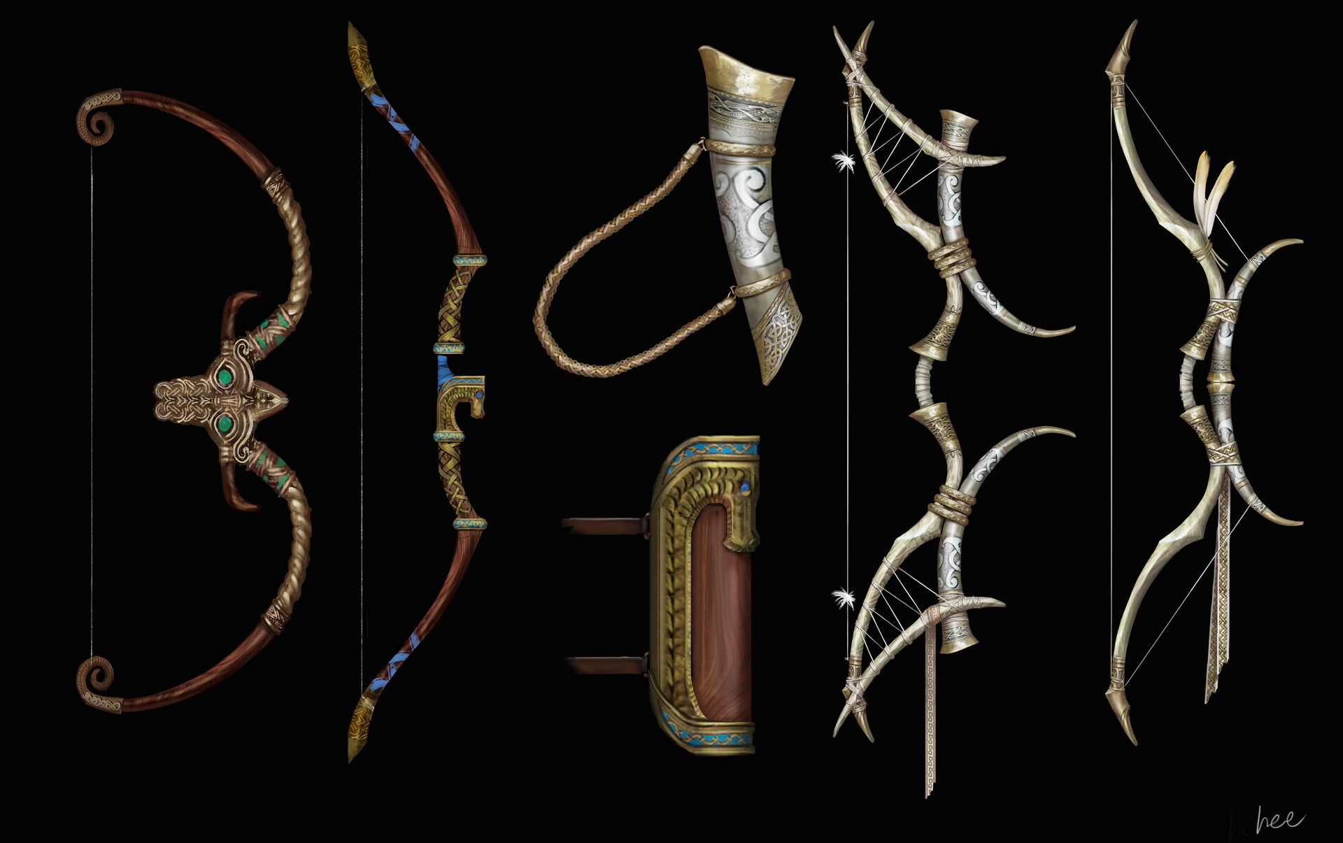 ArtStation - viking's bow
