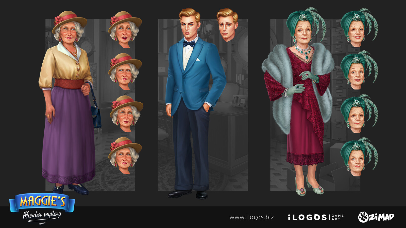 iLogos Game Studios - Murder Mystery Characters