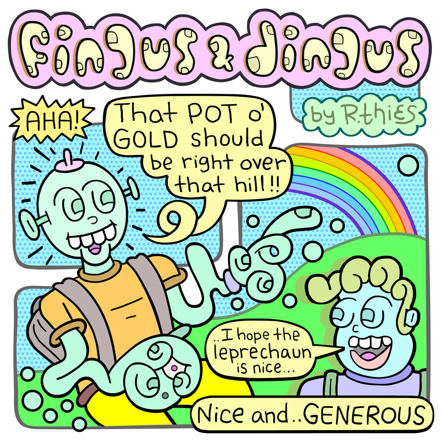 ArtStation - 'Fingus & Dingus' Quarantoon Debut