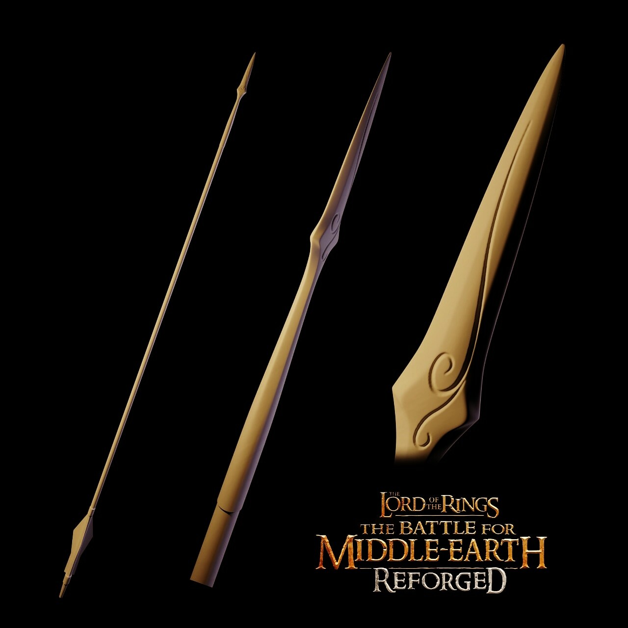 ArtStation - Arrow of Legolas Highpoly Model