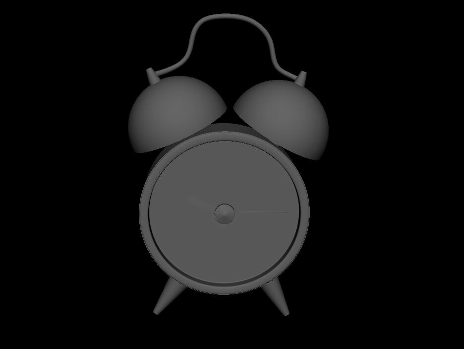 ArtStation - Alarm Clock in 3D Model Style