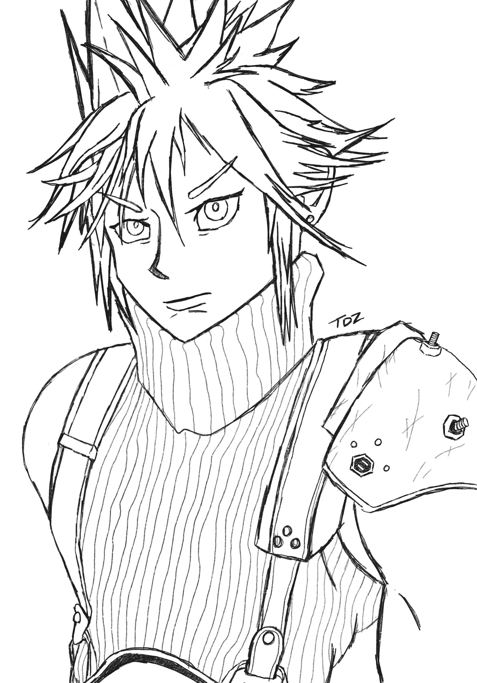 ArtStation - Cloud Strife