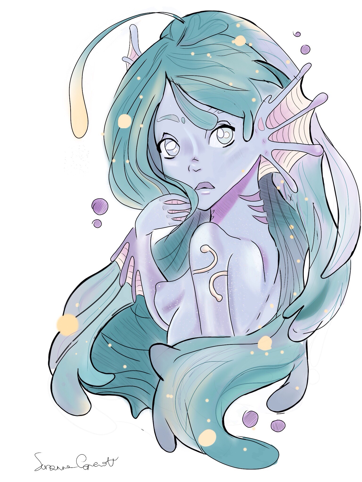 ArtStation - Digital Mermaid