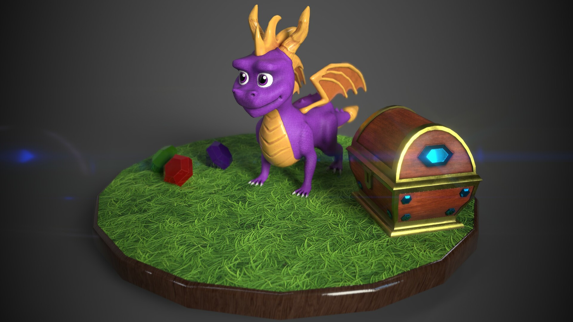 ArtStation - Spyro modeling and texturing