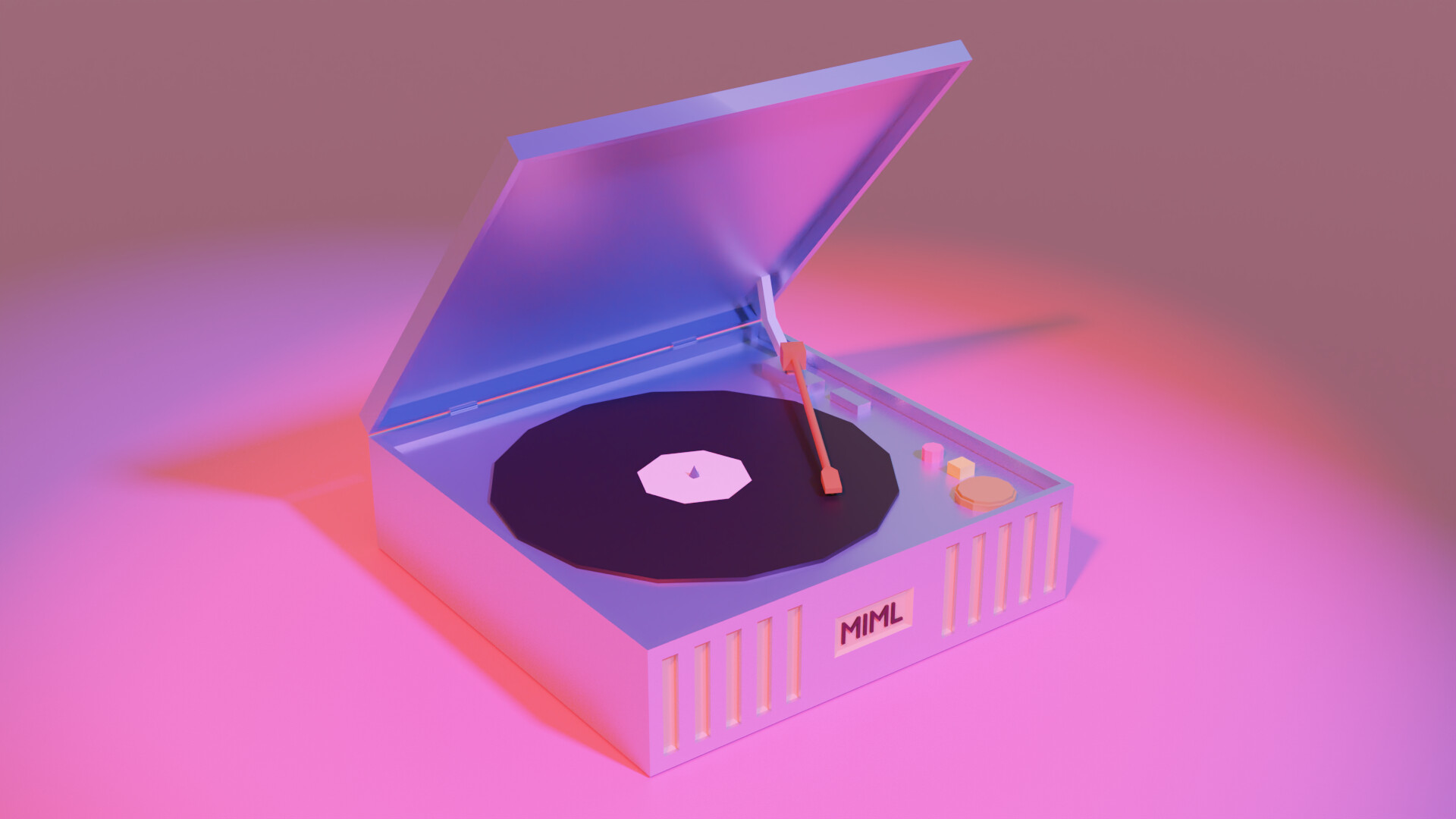 ArtStation - LP record player