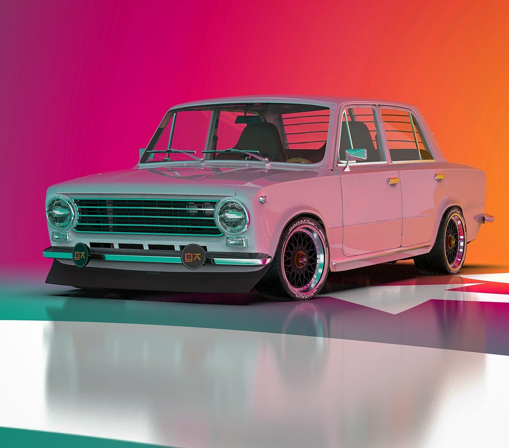 ArtStation - Quick visualisation of my lada