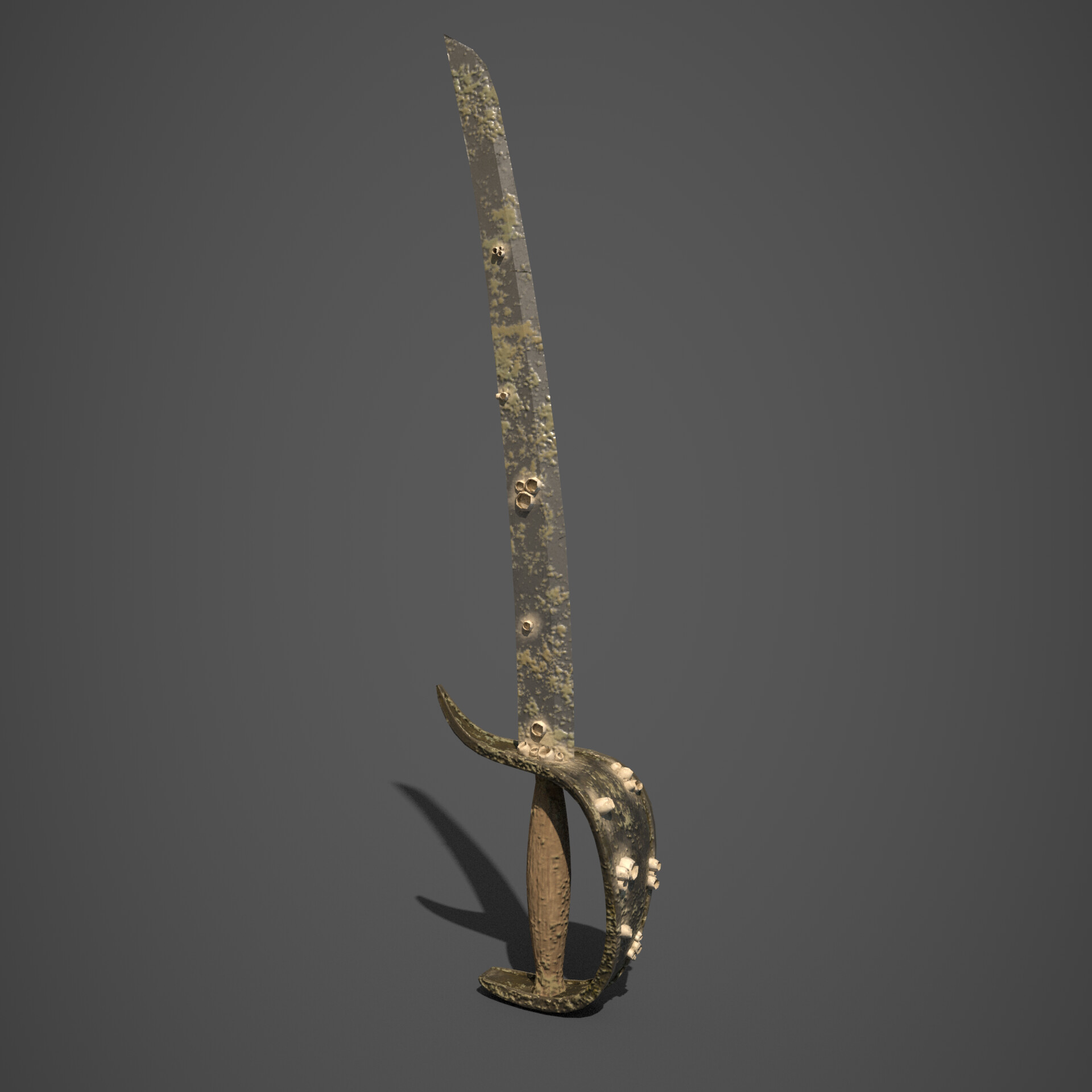 ArtStation - Barnacle Encrusted Cutlass