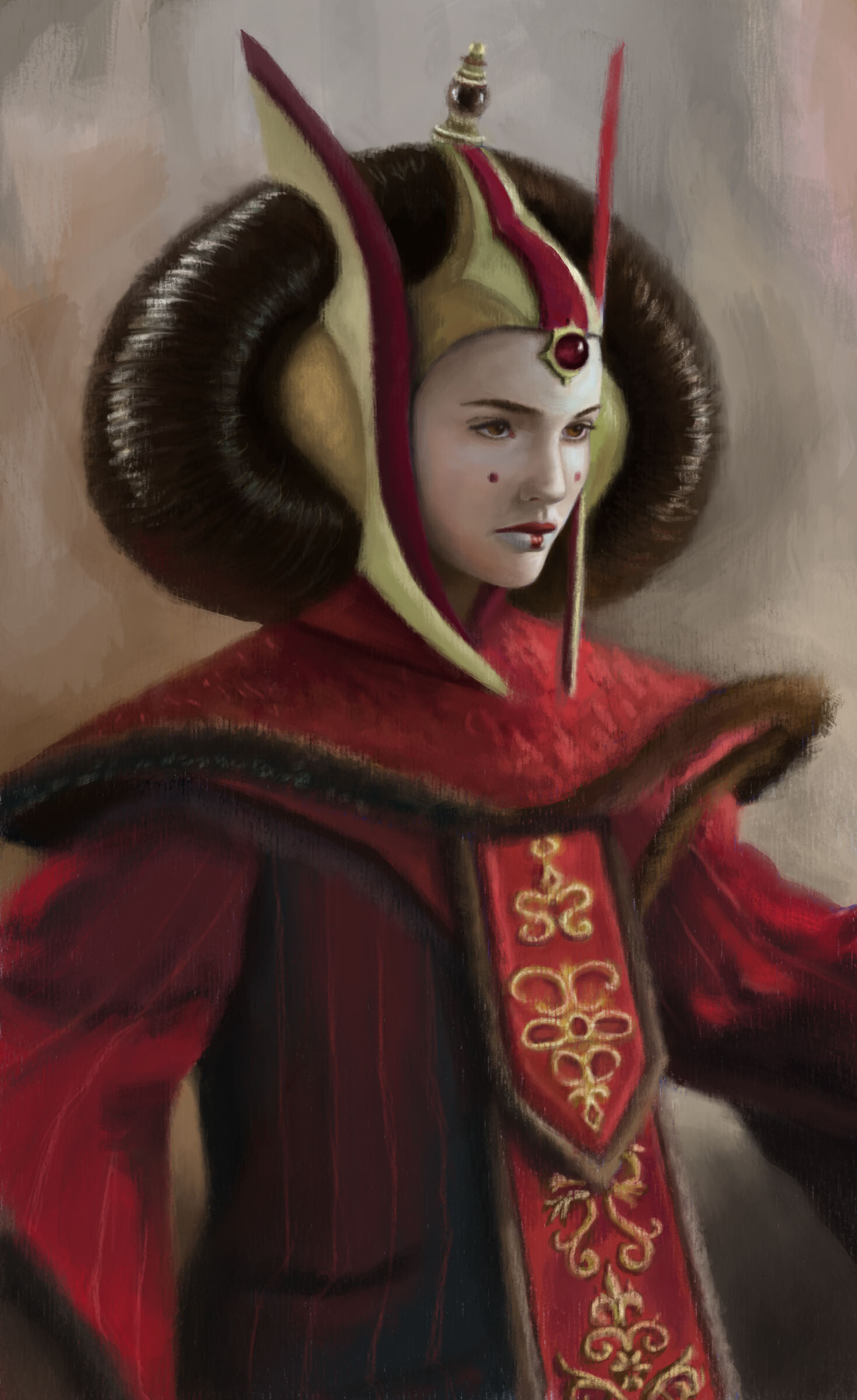 ArtStation - Queen Amidala Study