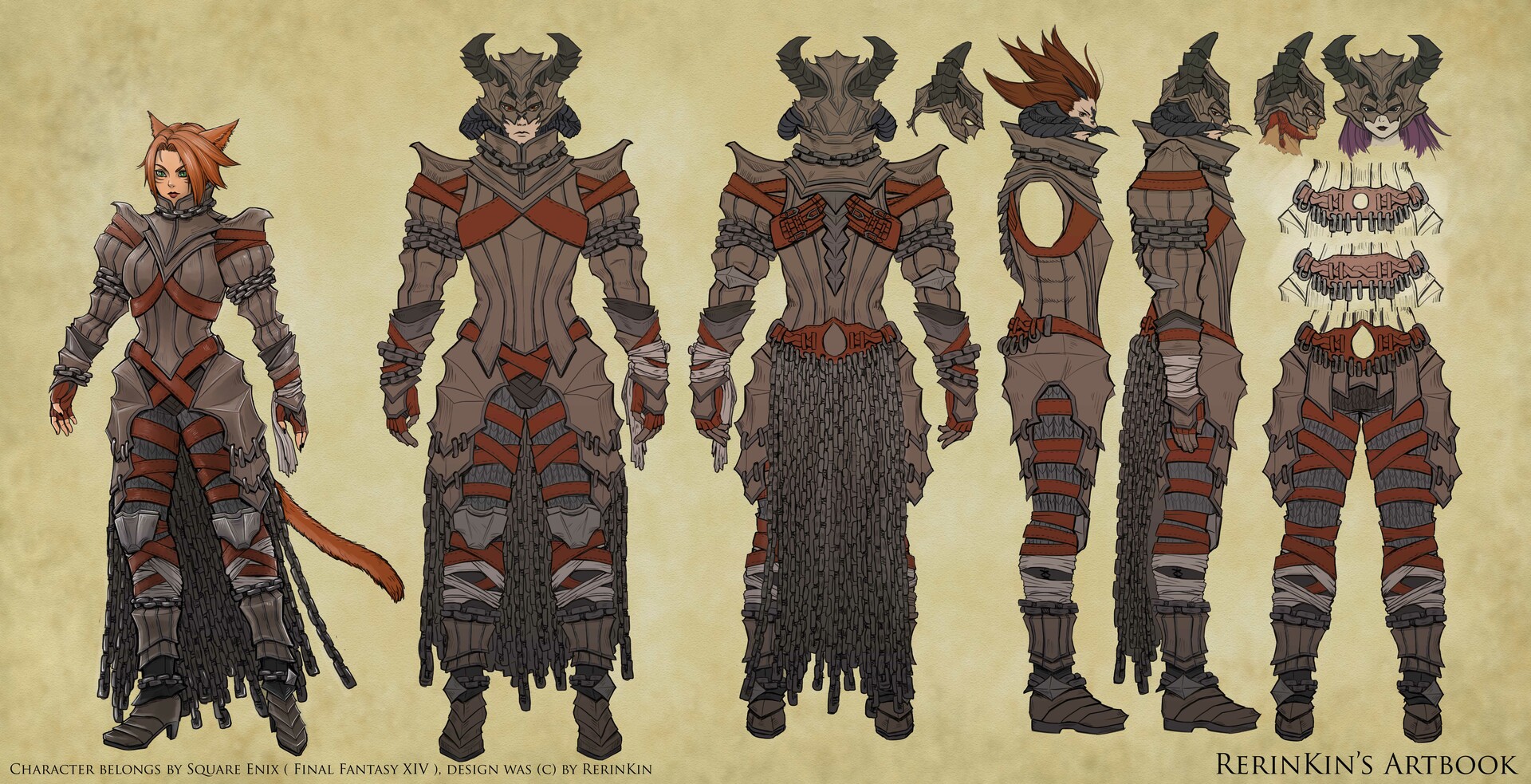 ArtStation - Armor design for Final Fantasy XIV